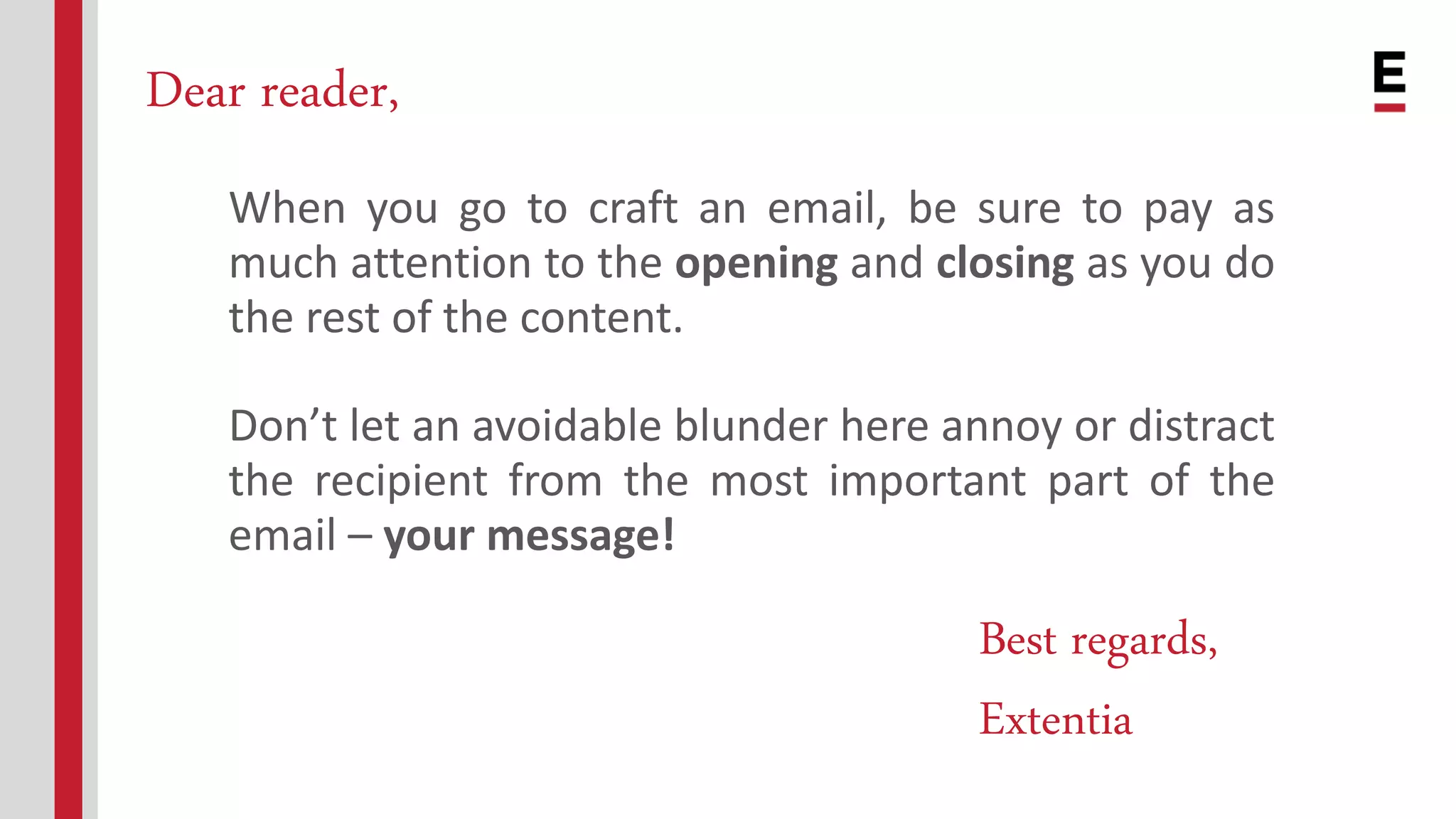 Email Etiquette for Business | PPTX
