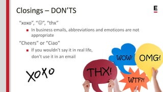 Email Etiquette for Business | PPTX