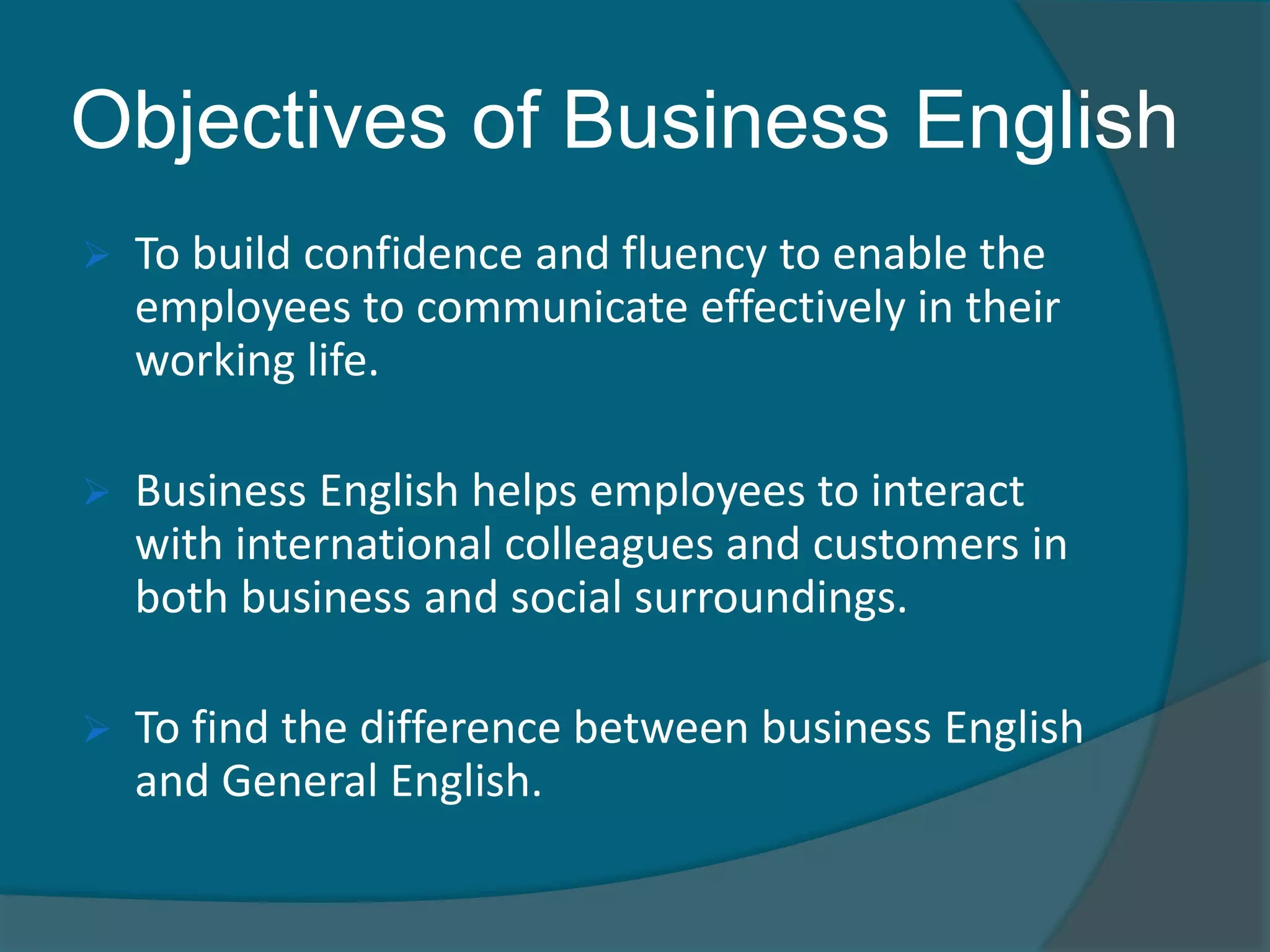 Business english | PPTX