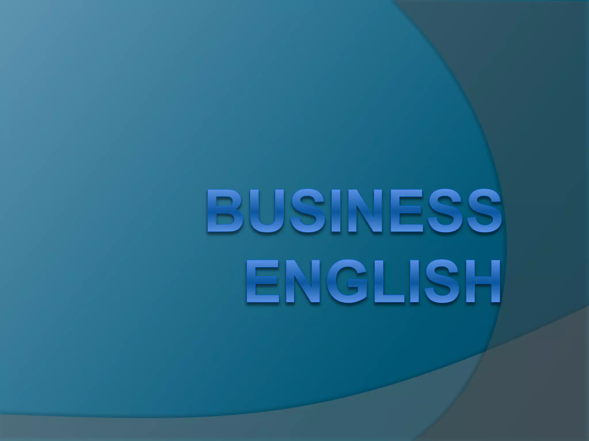 Business english | PPTX