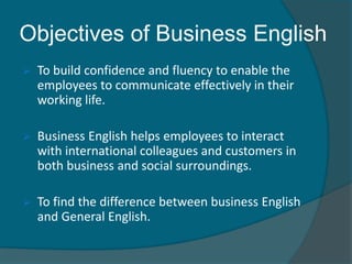 Business english | PPTX