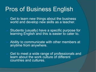 Business english | PPTX