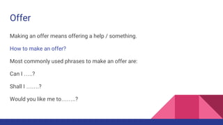 Business English - Offer, Request, Gratitude, Apology - Ash Vyas | PPT