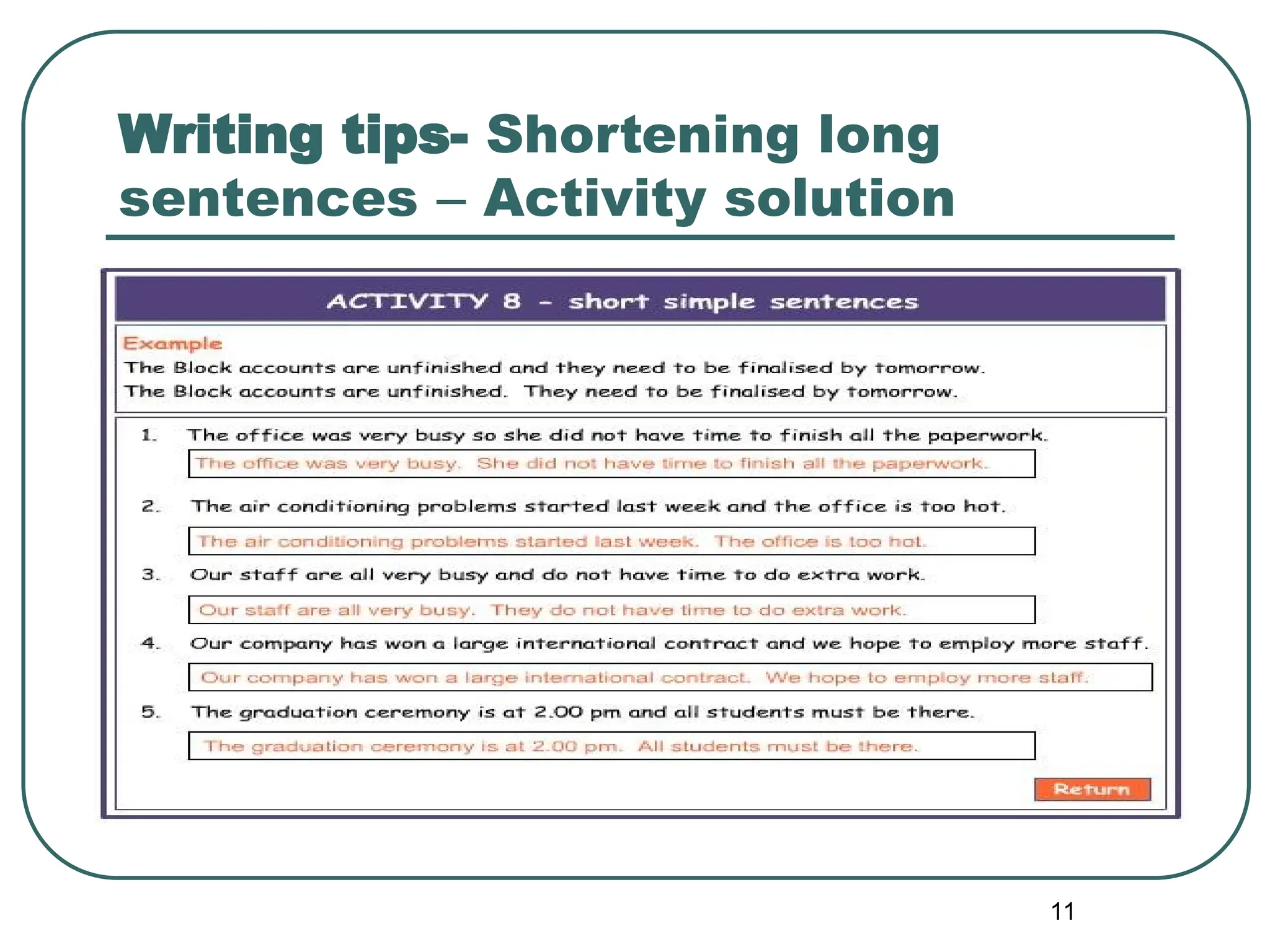 Business English - Writing for the Workplace2.ppt