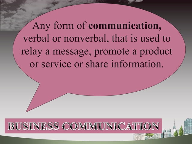 Business english presentation | PPT