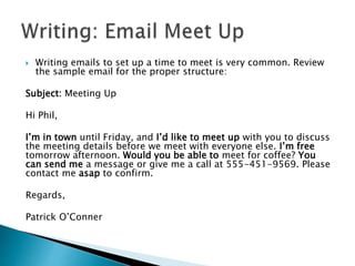 Business English Intermediate-Lesson 1 | PPTX