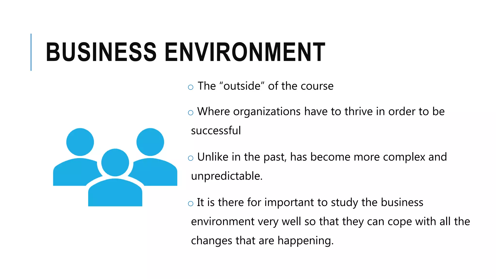 Business enivronment | PPT