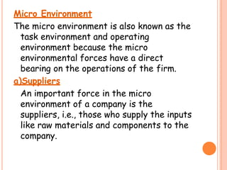 Business environment for mba | PPTX