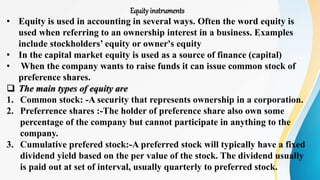 Cpital market instrument | PPTX