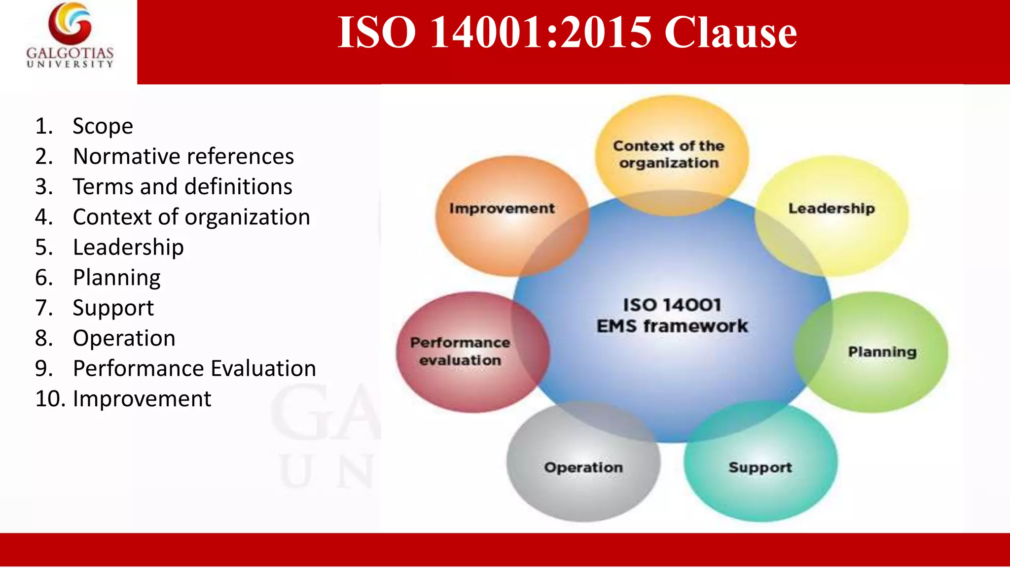 Environmental Management System ISO14001 | PPTX