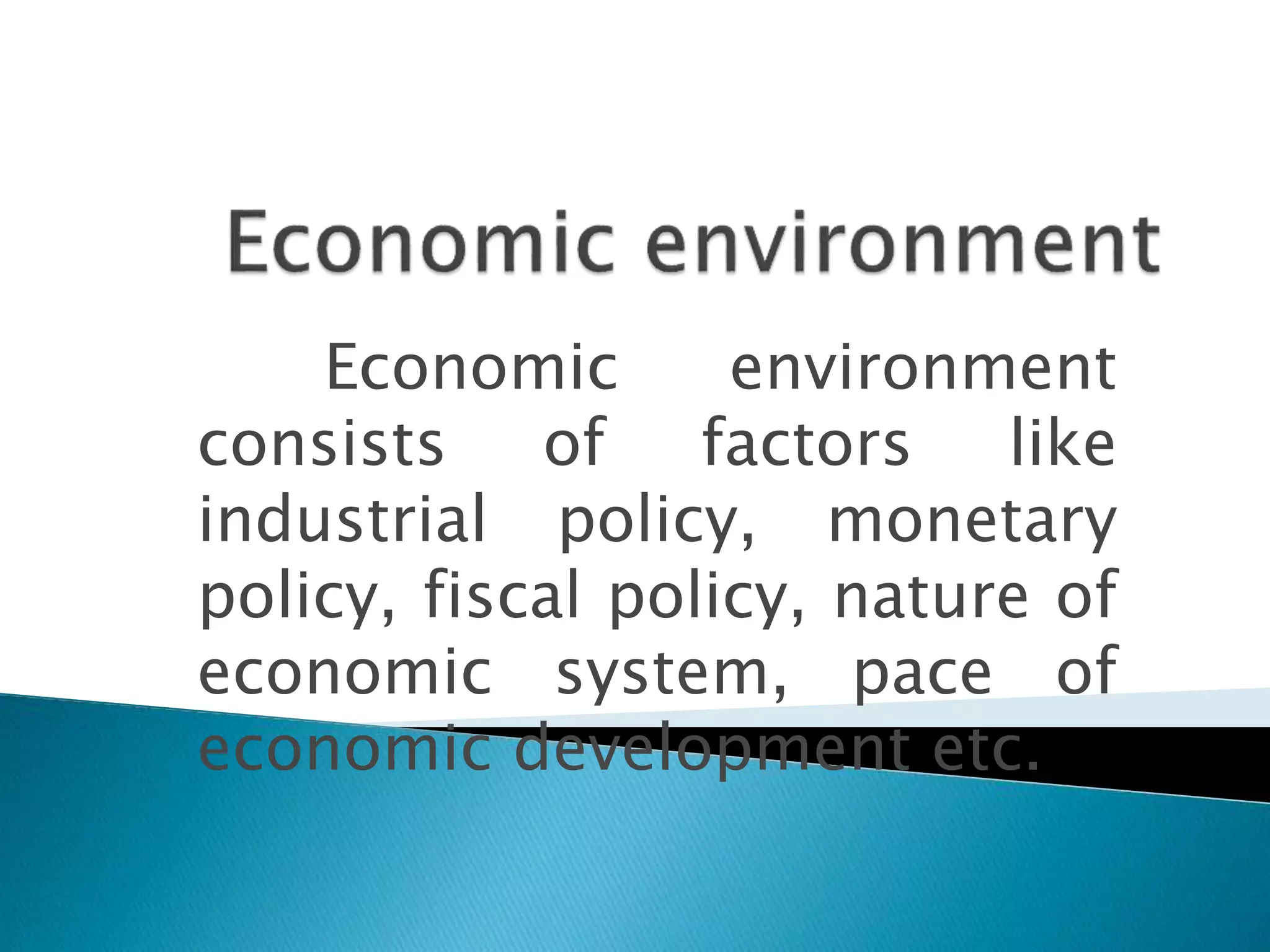 Business environment | PPTX