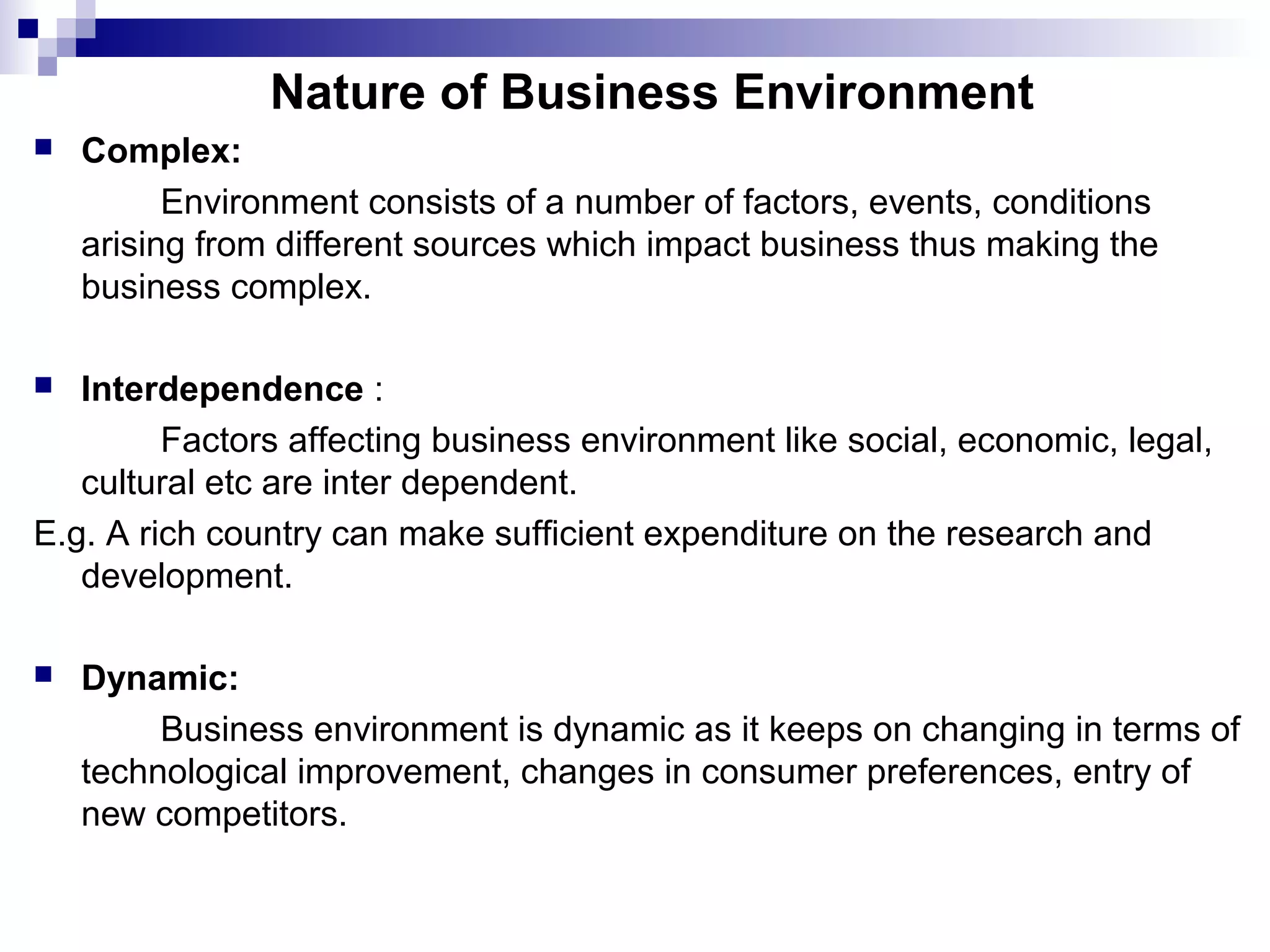 Business environment | PPT