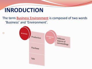 Business environment | PPTX