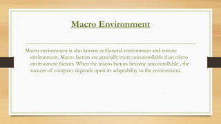 Business environment | PPTX | Environment | Science