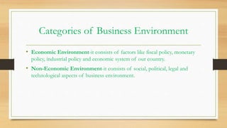 Business environment | PPTX