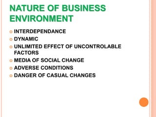 Business environment | PPTX