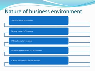 Business environment | PPT