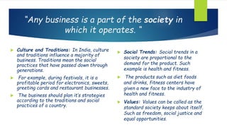 Business environment | PPTX