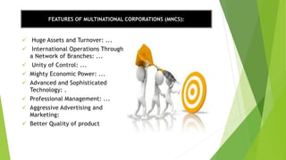 MNCs Features, significance, Role , Impact of MNCs on Indian economy ...