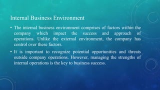 Business environment | PPT