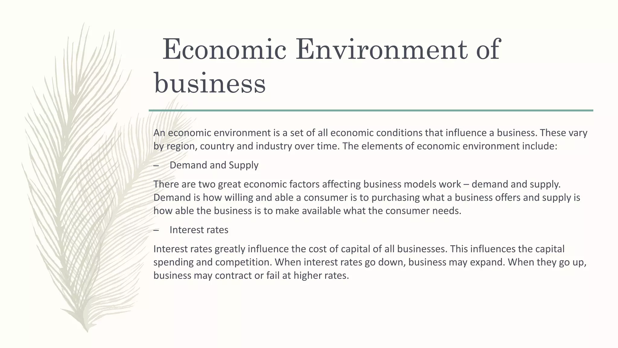 Business environment | PPTX