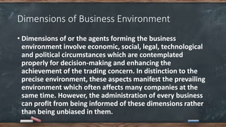 Business environment | PPTX