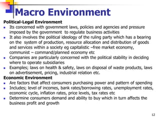 Business environment | PPT