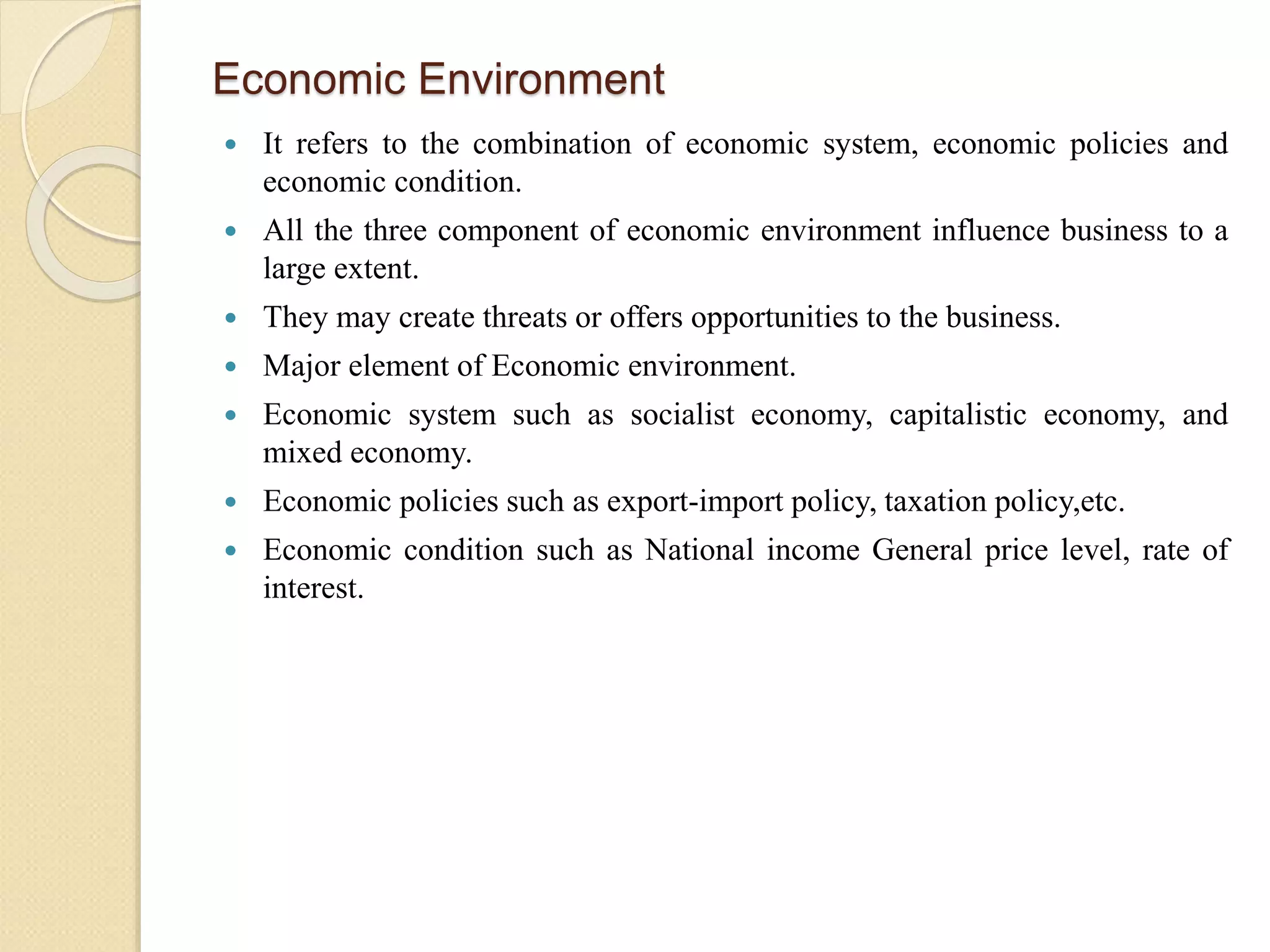 Business environment | PPT