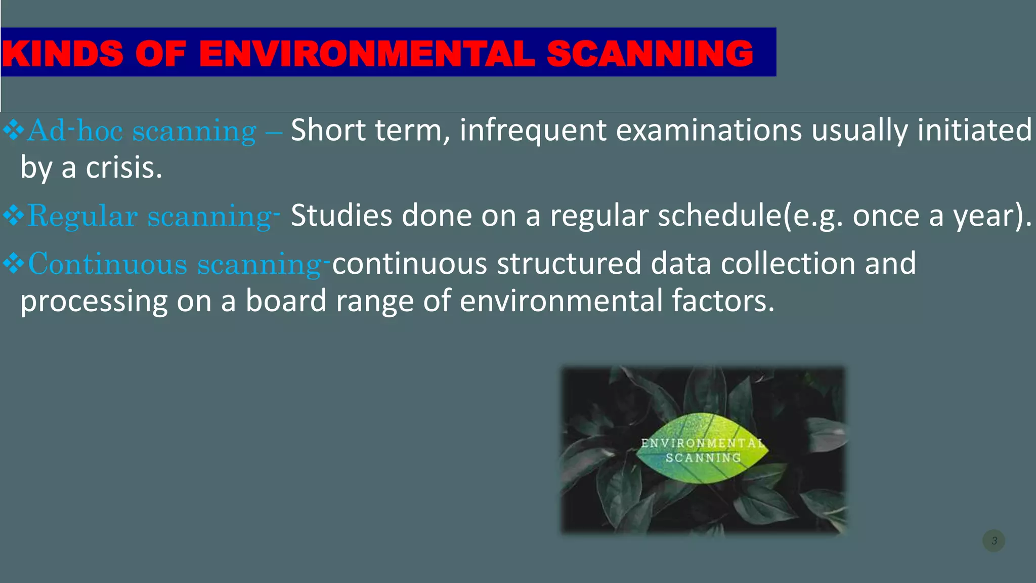 Environmental Scanning Process Pptx