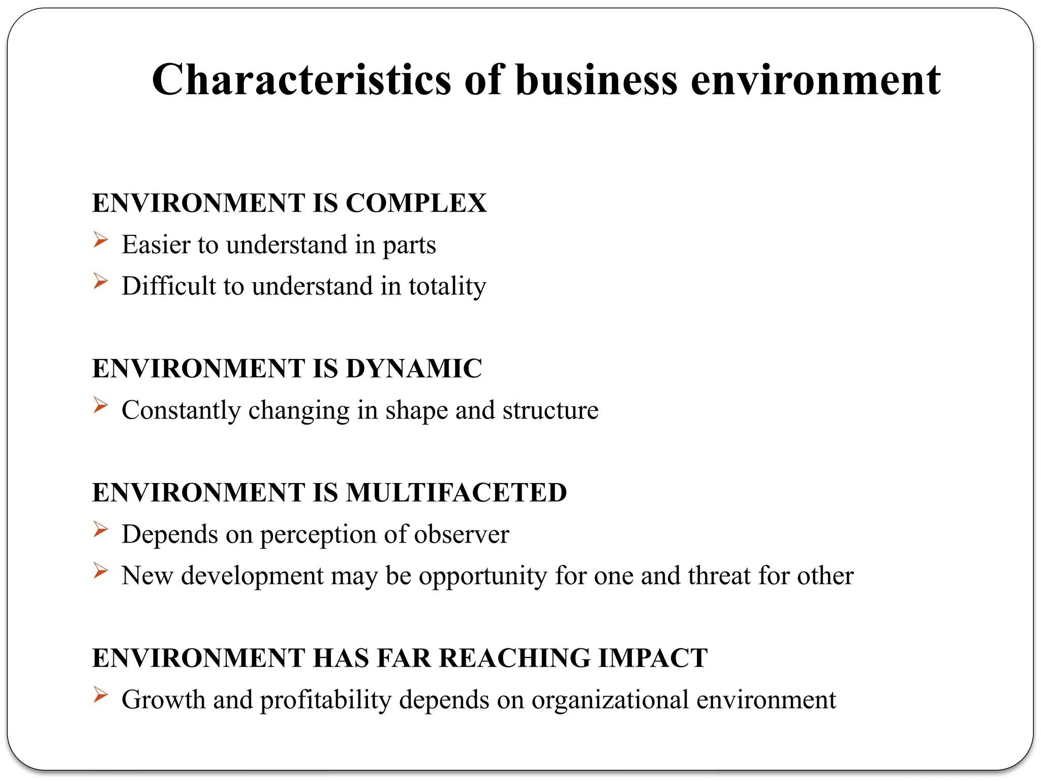 Business Environment - micro and macro level | PPTX