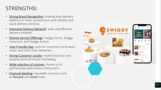 Business Environment - SWOT analysis of Swiggy.pptx