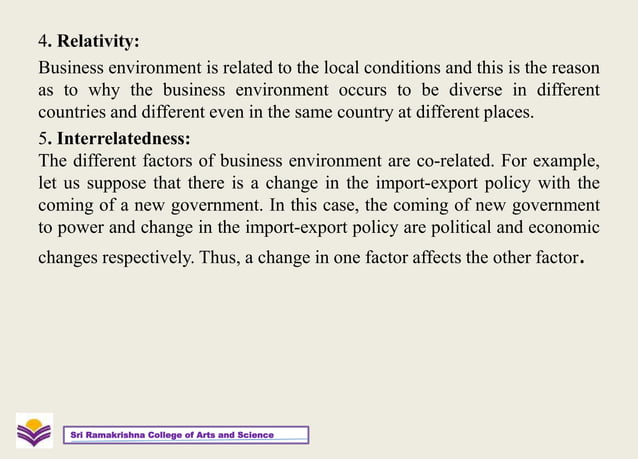 Business Environment-Concepts, Characteristics and Significance | PPT