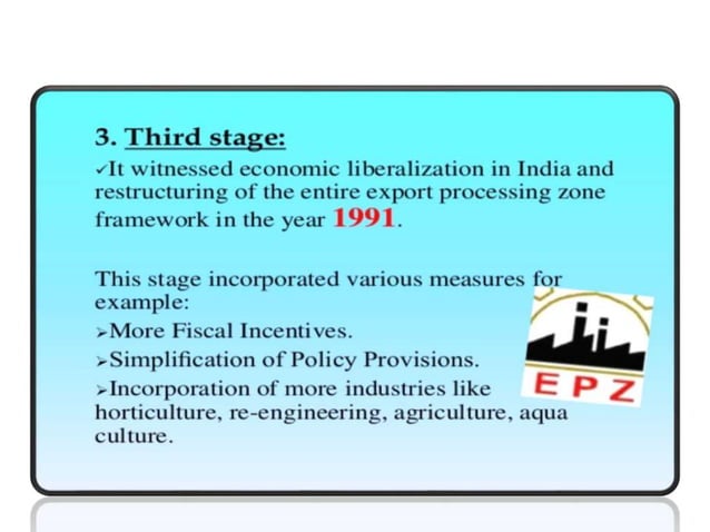 Business environment - Export processing zones(EPZ) | PPT