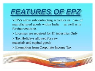 Business environment - Export processing zones(EPZ) | PPT