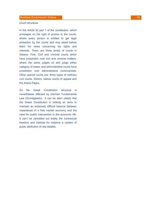 Business environment - Greece | PDF