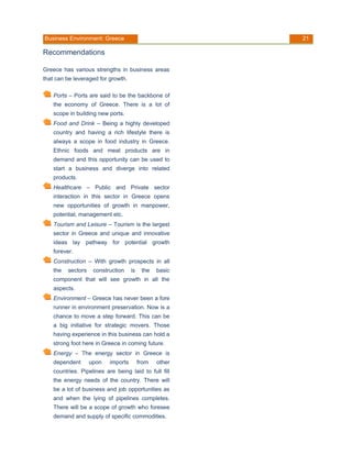 Business environment - Greece | PDF