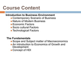 Business environment intro-ppt | PPT