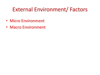 Business environment | PPTX