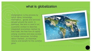 Globalisation | PPTX