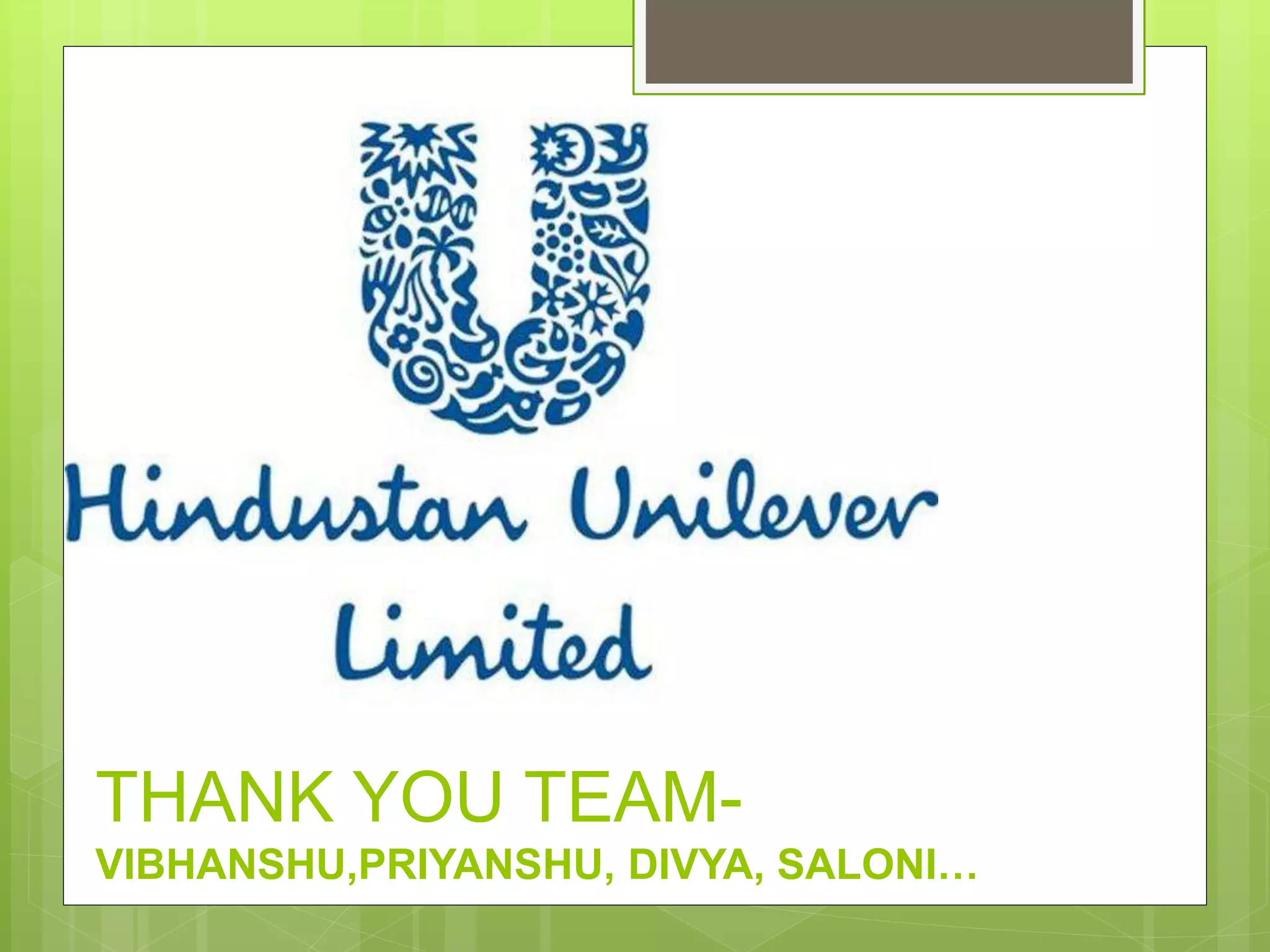 Corporate Governance & CSR of HUL | PPTX