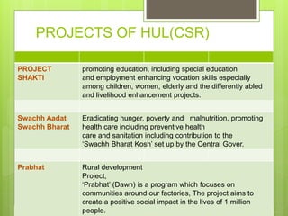 Corporate Governance & CSR of HUL | PPTX