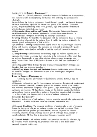 Business environment | DOCX