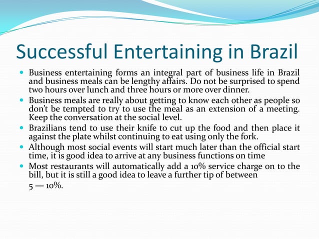 Business environment in brazil | PPT