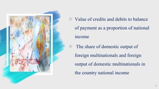 Indicators of globalisation | PPTX