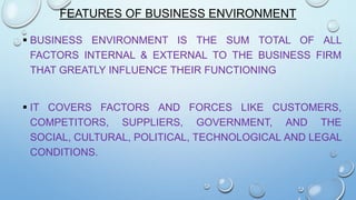 Business environments presentation | PPTX