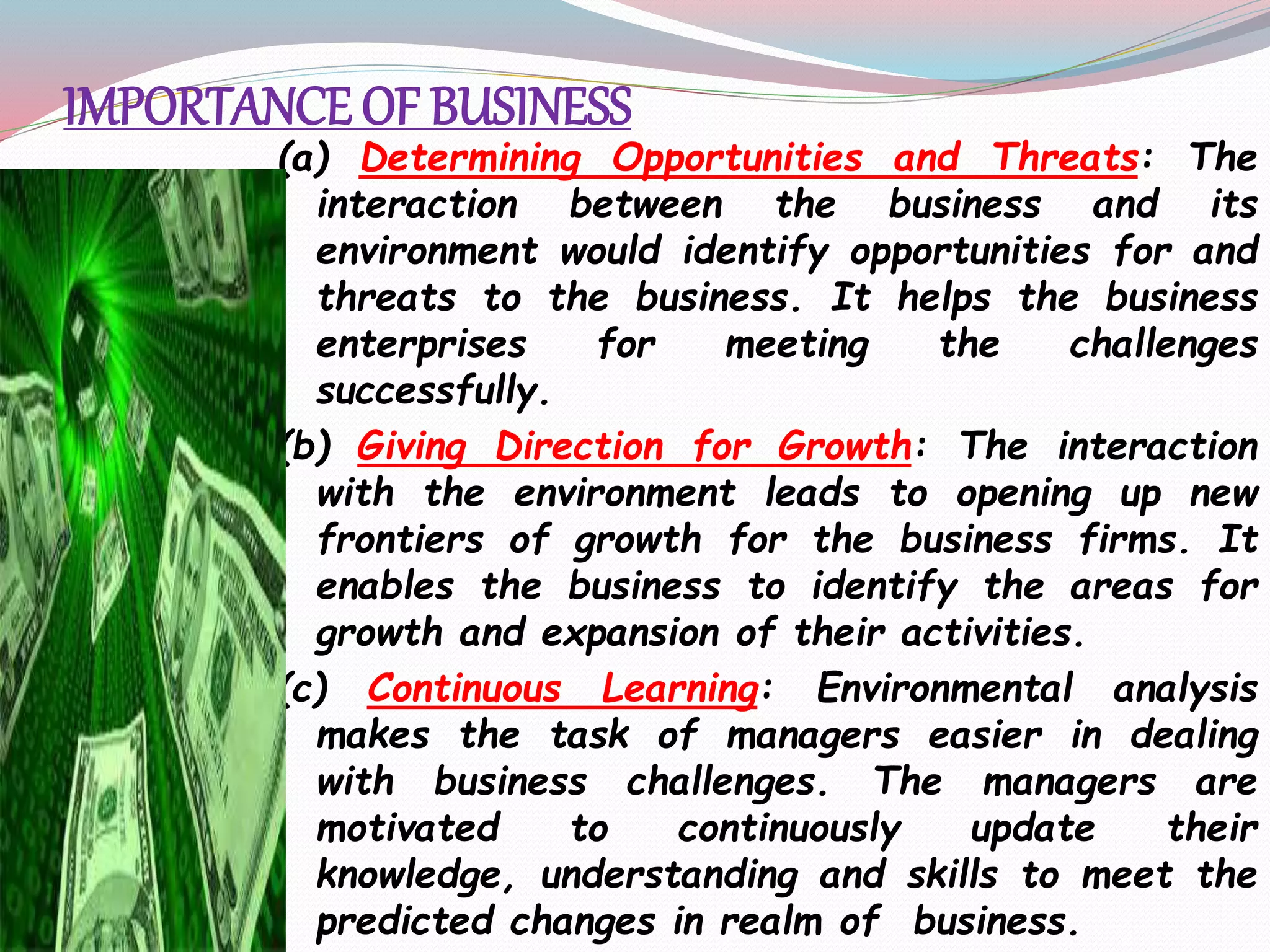 Business Environment- Features,Meaning,Importance,Objectives & Porter's ...