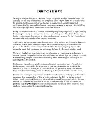 Business Essays.pdf