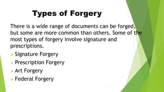 Forgery | PPTX