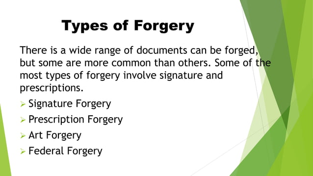 Forgery | PPTX