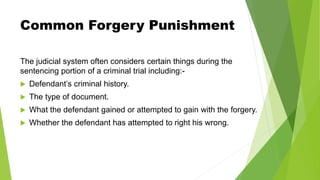 Forgery | PPTX